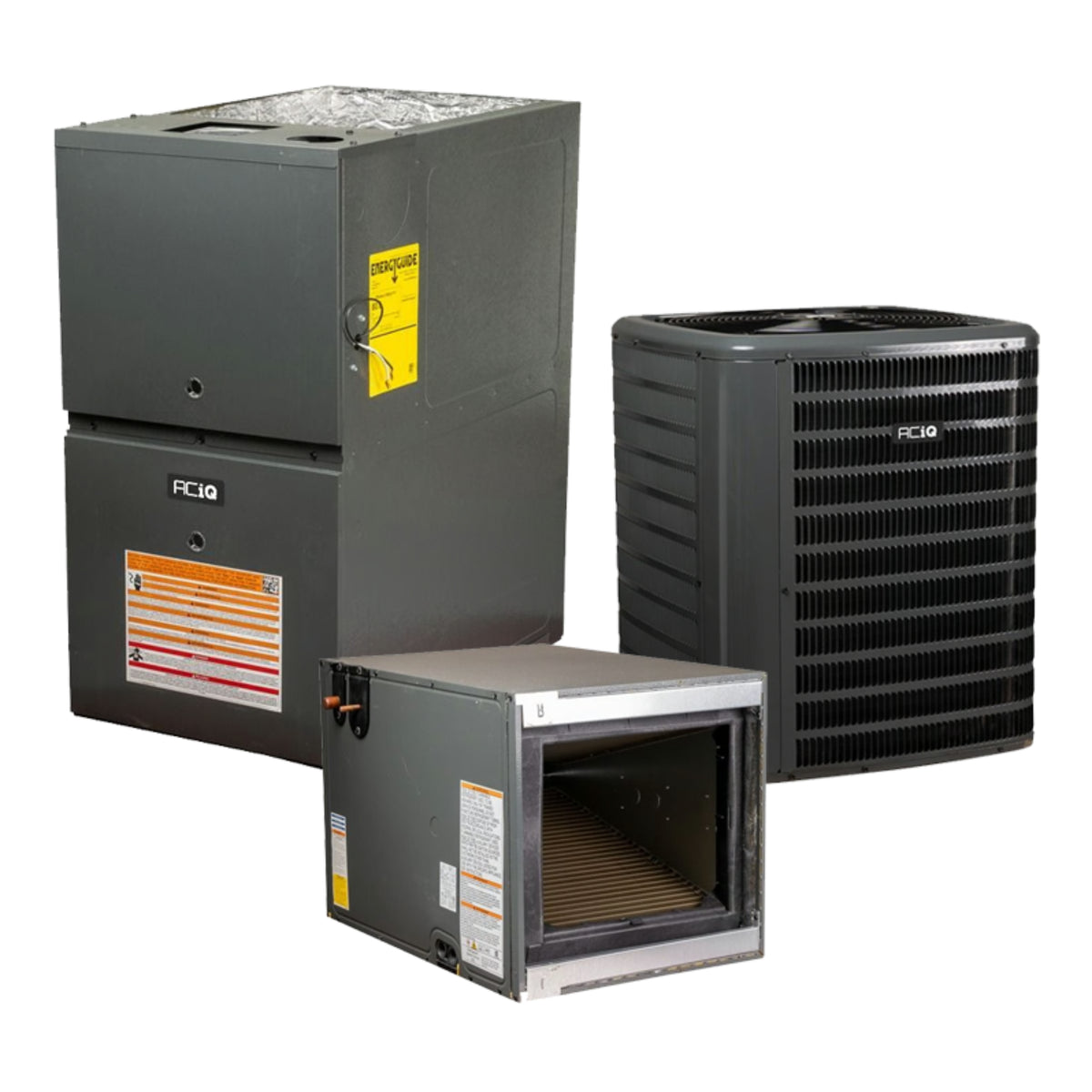 ACiQ 2 Ton 15.2 SEER2 AC Furnace System 80% 80,000 BTU Horizontal 21"H ...
