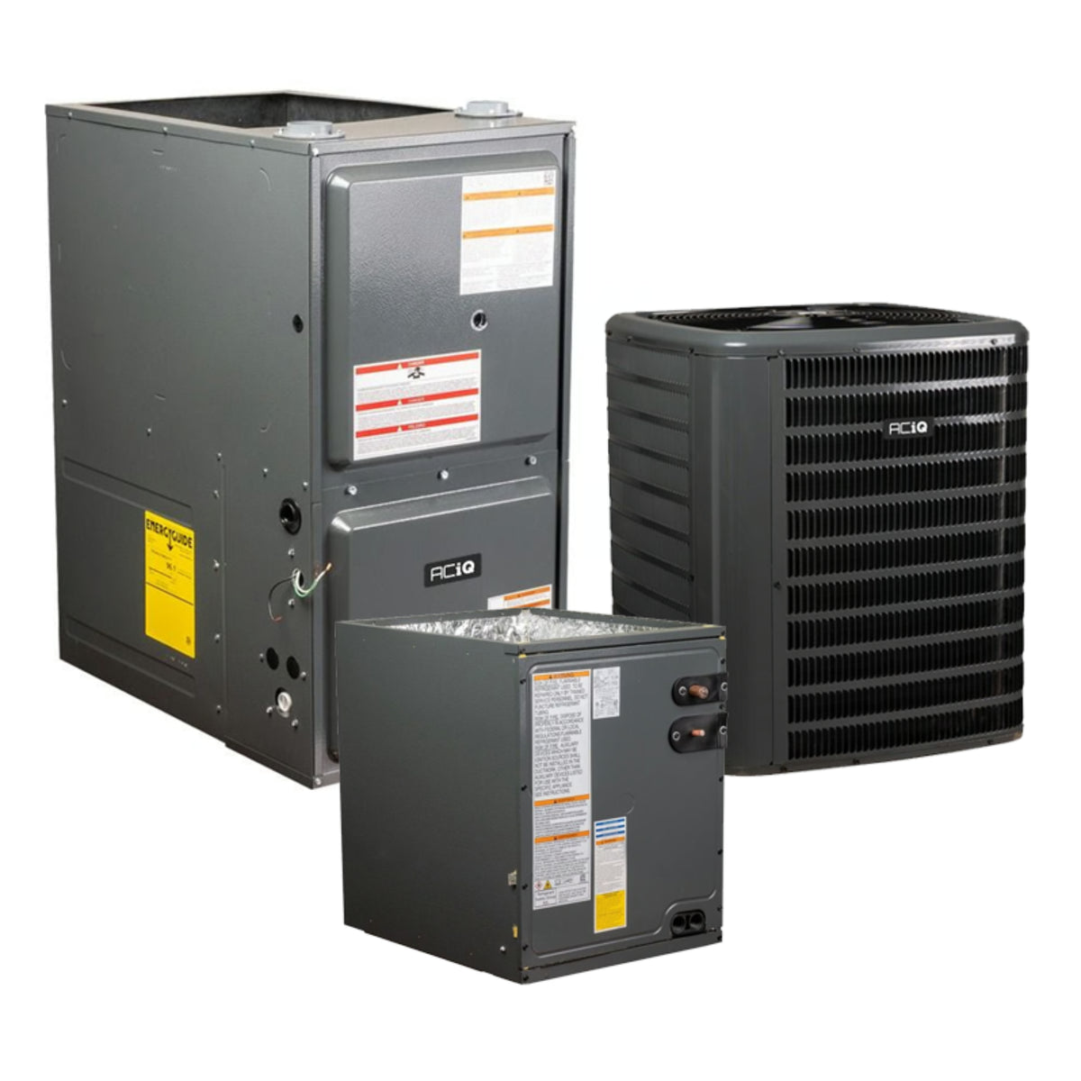 ACiQ 2 Ton 14.5 SEER2 AC Furnace System 96% 40000 BTU 9-Speed Downflow ...