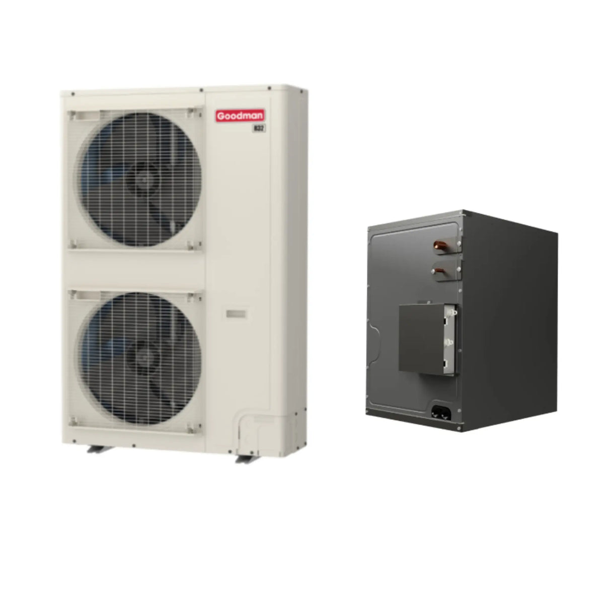 Goodman 5 Ton 14.5 SEER2 Heat Pump Inverter Split System 24.5" W Verti