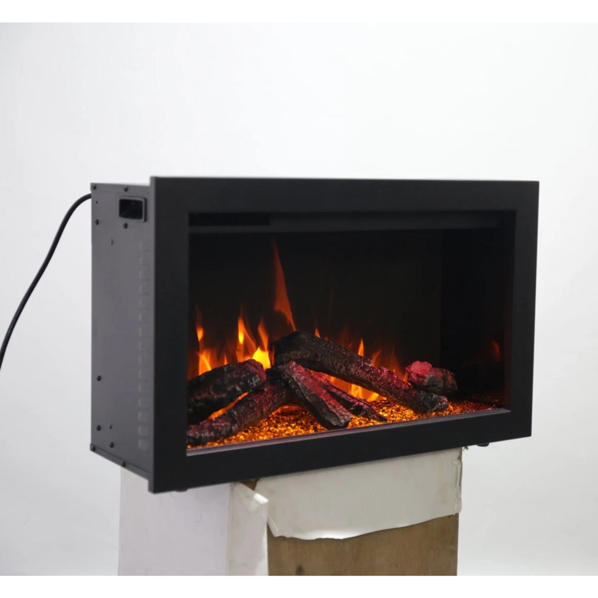 Amantii TRD Lumina Smart Electric Fireplace Multi Flame Speeds Program ...